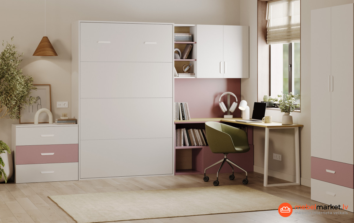 Комод Lumio 3D RÓŻ ANTIK